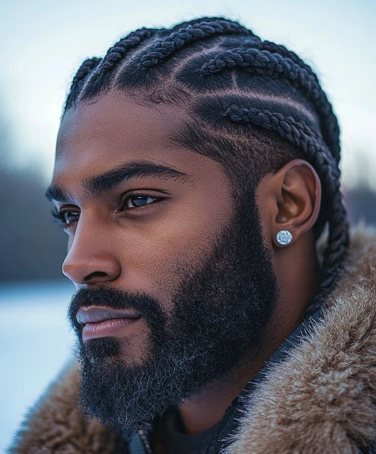 good looking black men with beards